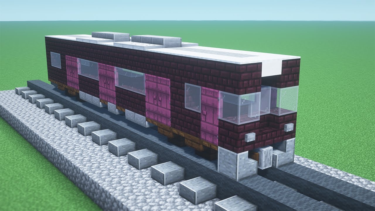 【マイクラ】電車の作り方 / 阪急電車【乗り物】[Minecraft Tutorial] Train / Hankyu - 阪急電車の話題